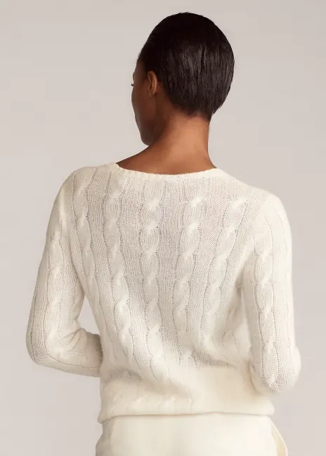 Cable-Knit Cashmere Sweater | Ralph Lauren® HK Cable-Knit Cashmere Sweater | Ralph Lauren® HK