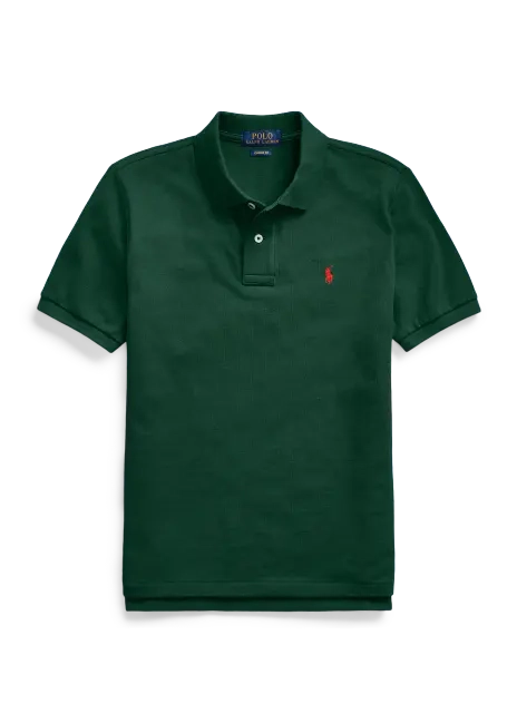 The Iconic Mesh Polo Shirt in Green | Ralph Lauren® HK