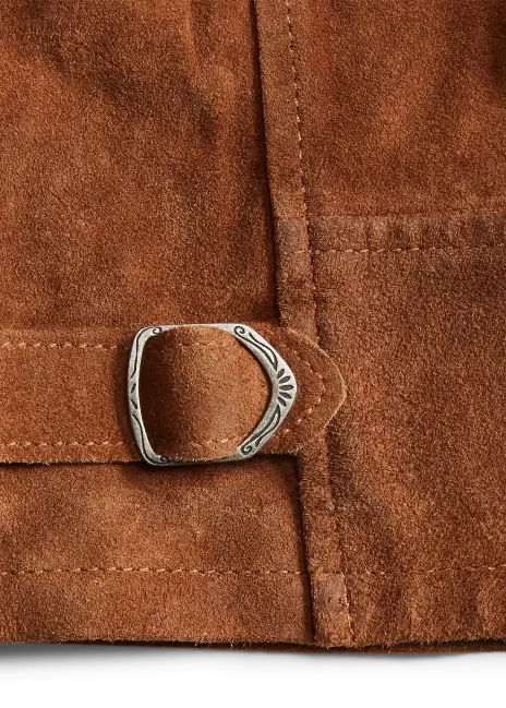 Roughout Suede Jacket in Brown | Ralph Lauren® HK
